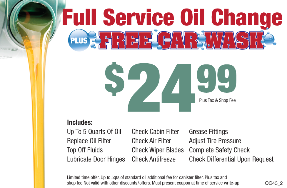 Fast and Friendly Full Service Oil Change Walled Lake, Michigan